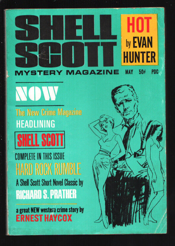 Shell Scott Mystery Magazine #4 5/1966-Hard Rock Rumble-Fletcher Flora ...