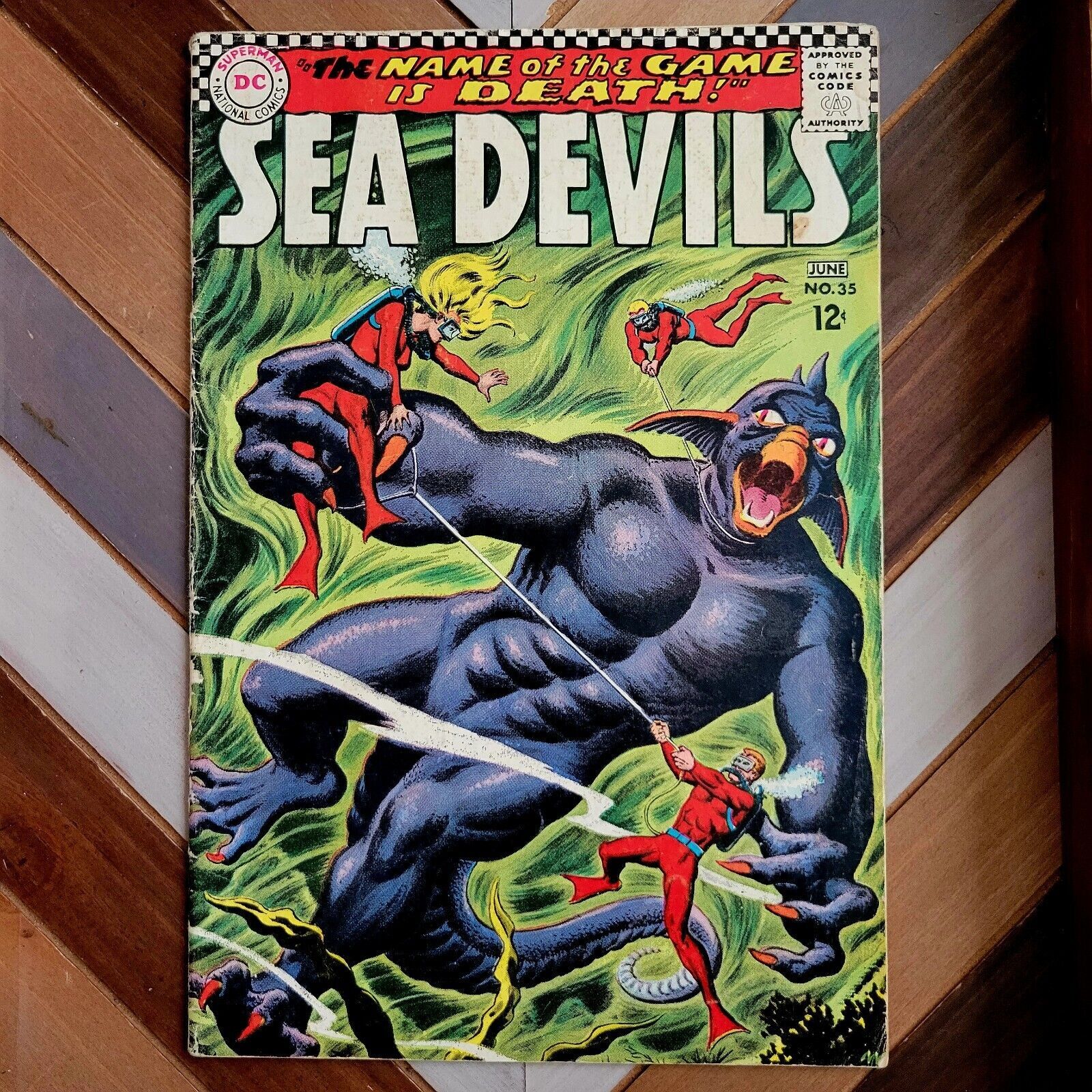 SEA DEVILS #30 & 35 VG (DC 1966) Custom bundle, Set of 2, classic ...