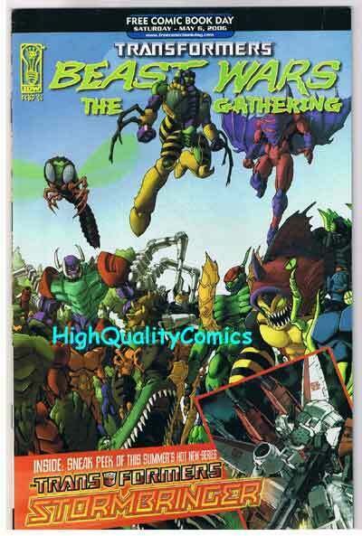 TRANSFORMERS ; BEAST WARS, IDW, 2006, FCBD, Indy, NM+ / HipComic