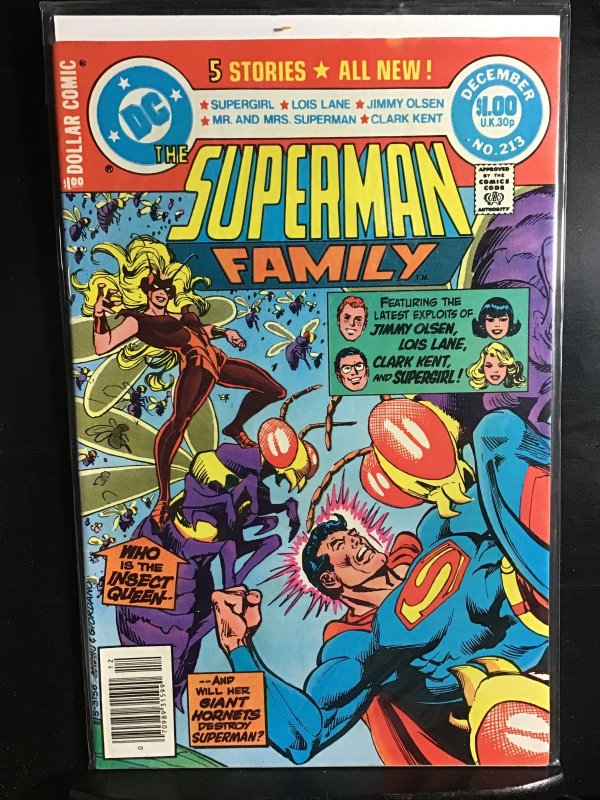The Superman Family #213 Newsstand Edition (1981) | Comic Books ...