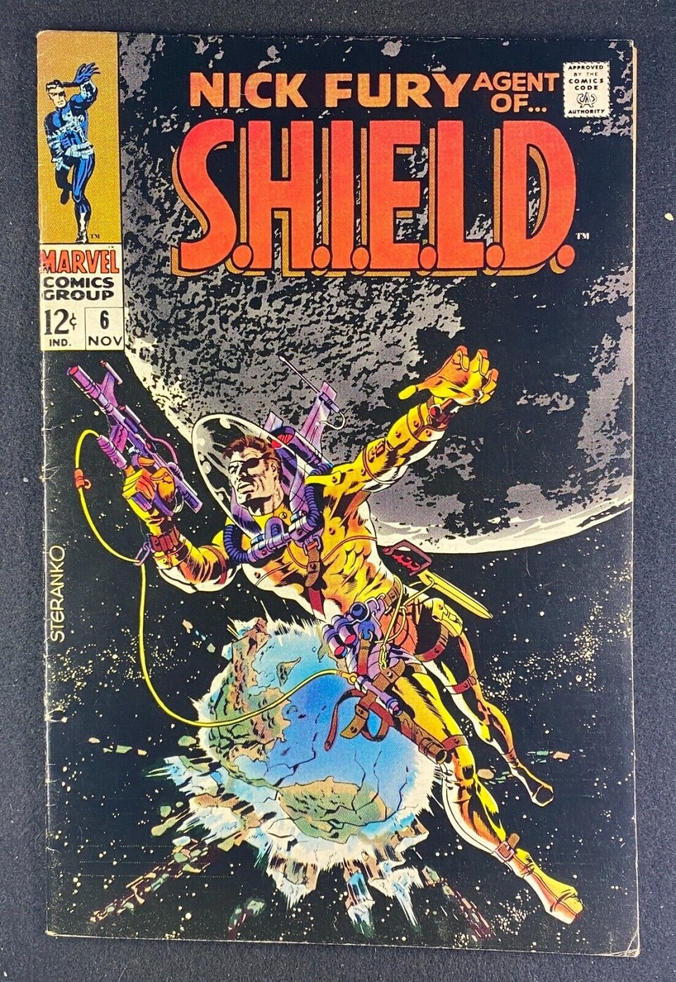 Nick Fury, Agent of SHIELD (1968) #6 FN/VF (7.0) Classic Jim Steranko ...