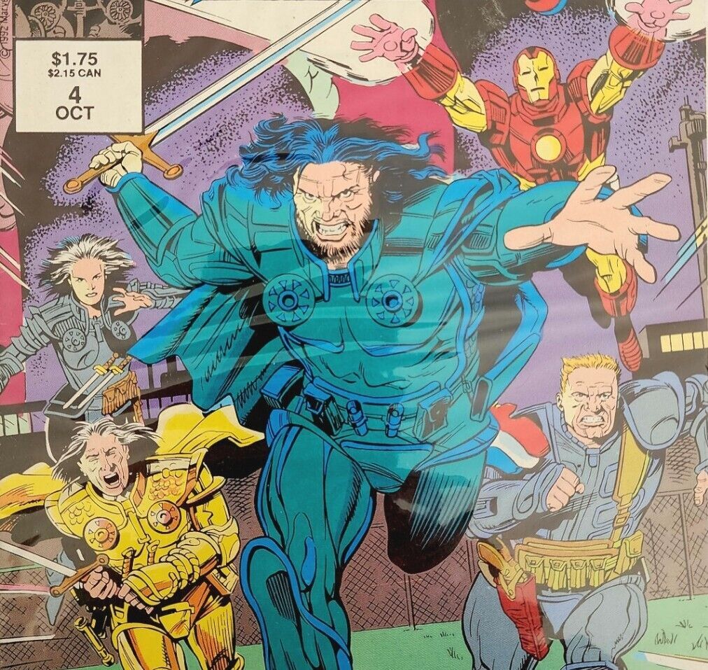 1992 Marvel Comics Knights of Pendragon #4 Comic Book Vintage Gawain ...