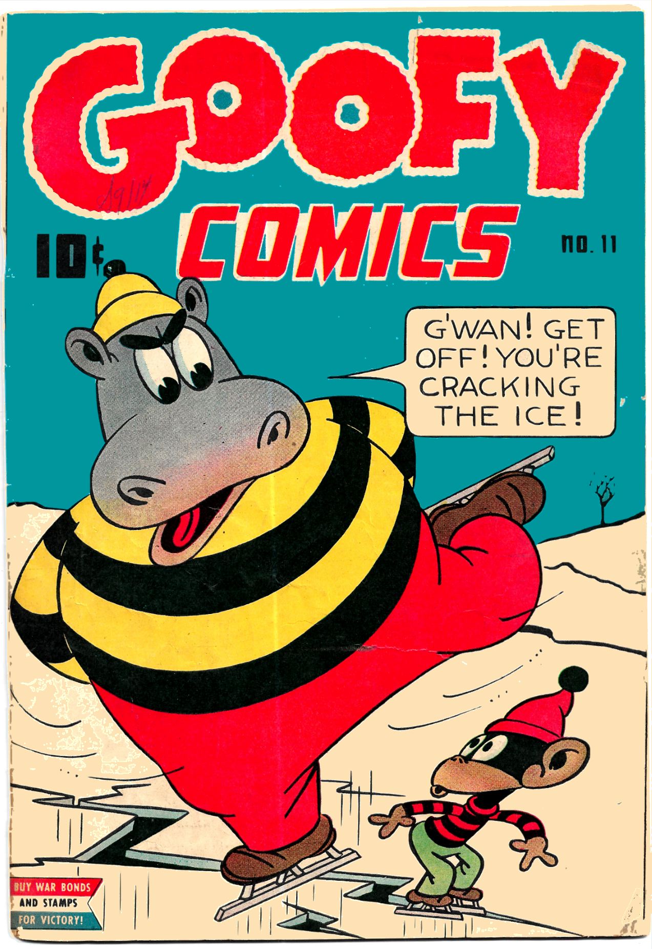 GOOFY COMICS #11(Nov1945) 3.0 GD/VG • Jack Bradbury! Jim Tyer! Ken ...