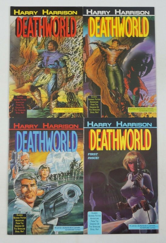 Harry Harrison's Deathworld #1-4 FN complete series - adventure comics ...