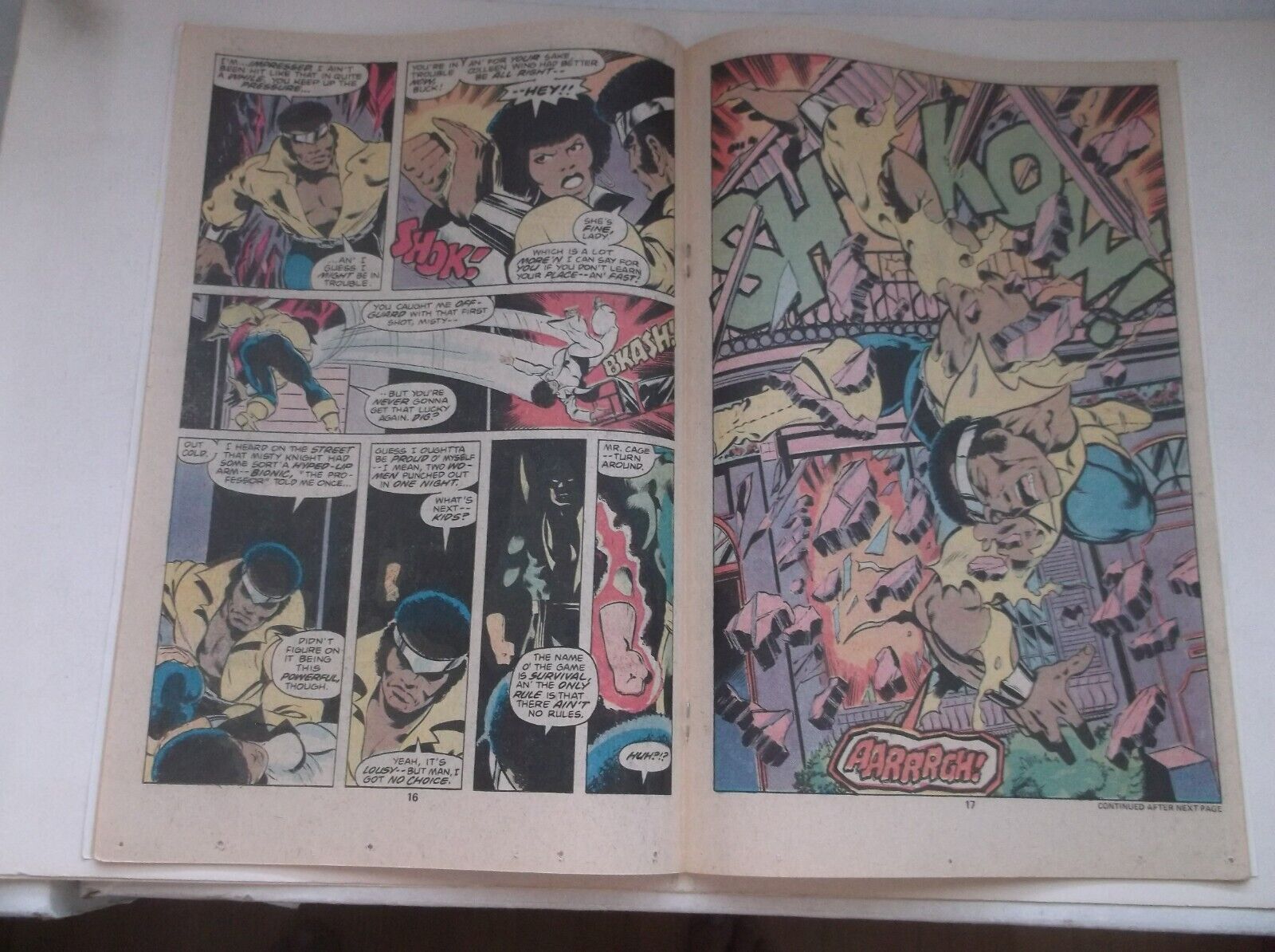 Marvel: Power MAN #48, 1st Meeting/Battle With Iron Fist, Byrne's Art ...