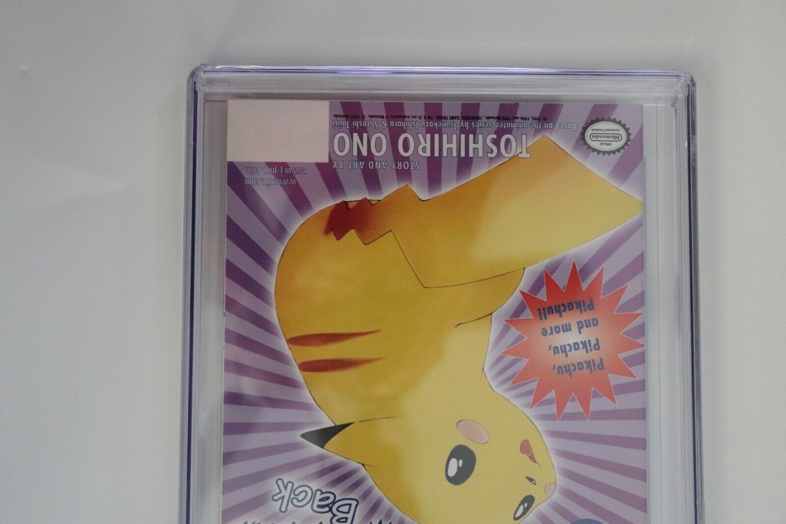Pokemon Pikachu Shocks Back #4 CGC 9.8 White Pages Viz Comics 1999 3rd ...