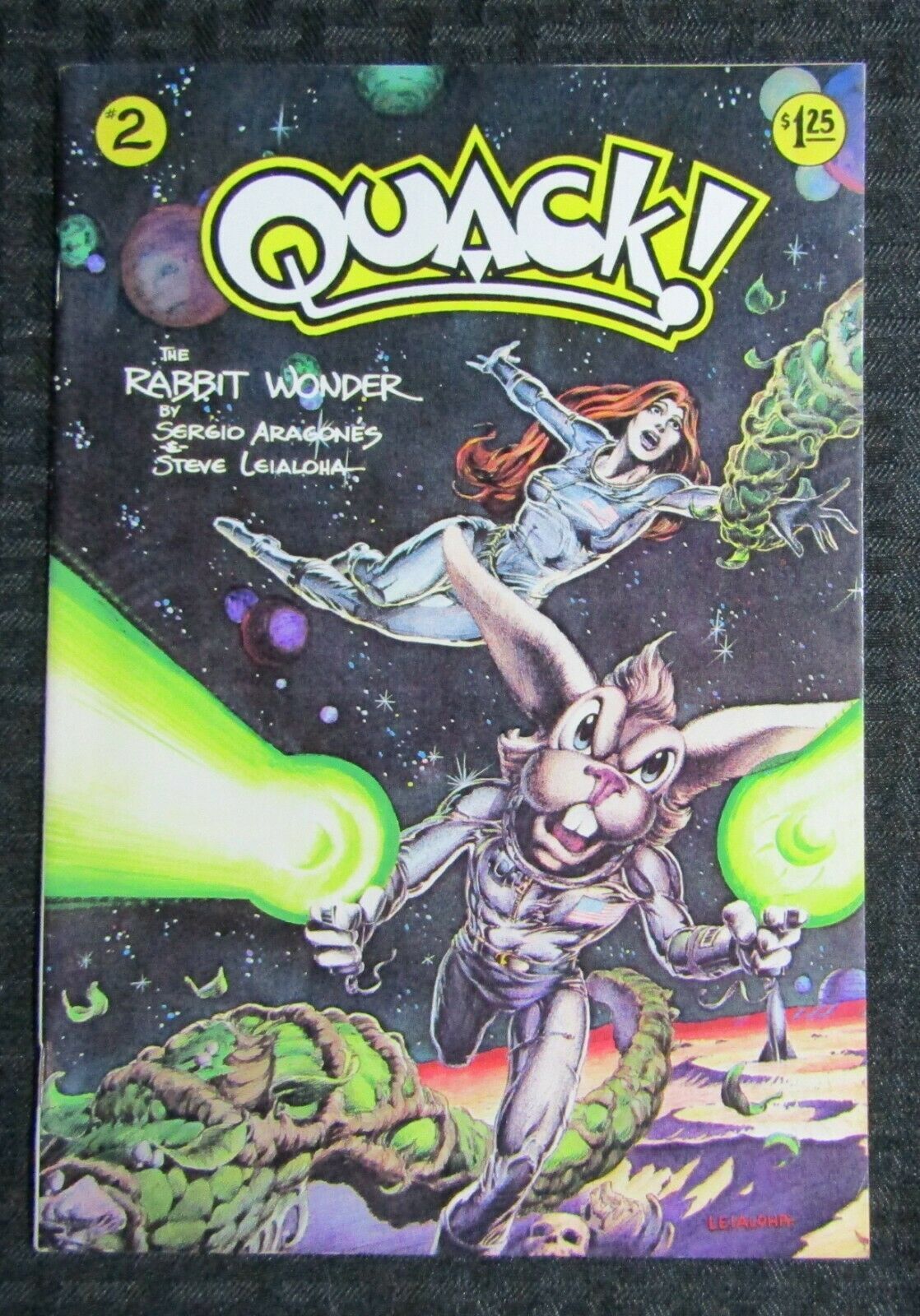 1977 QUACK #2 FN+ 6.5 Steve Leialoha 1st Printing Star Reach / Rabbit ...