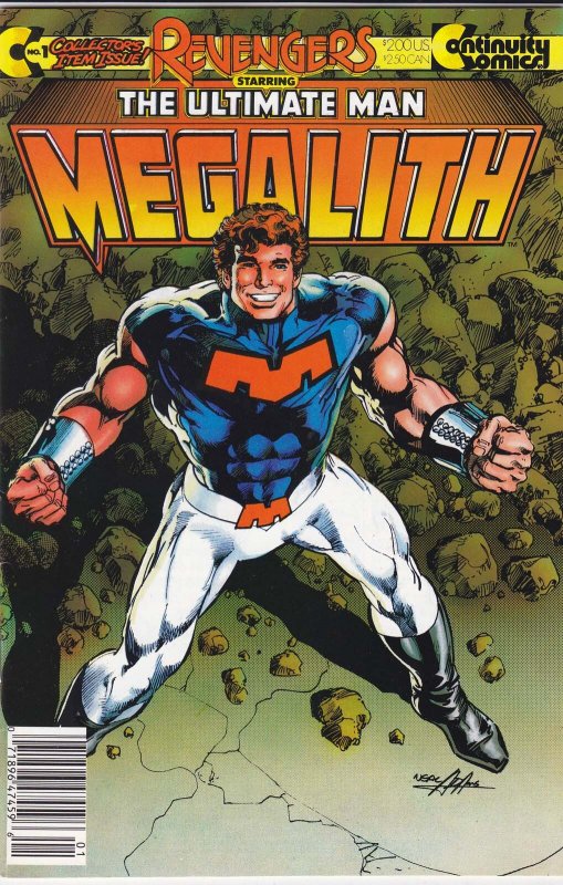 Revengers Featuring Megalith #1 (Newsstand) FN ; Continuity | Neal ...