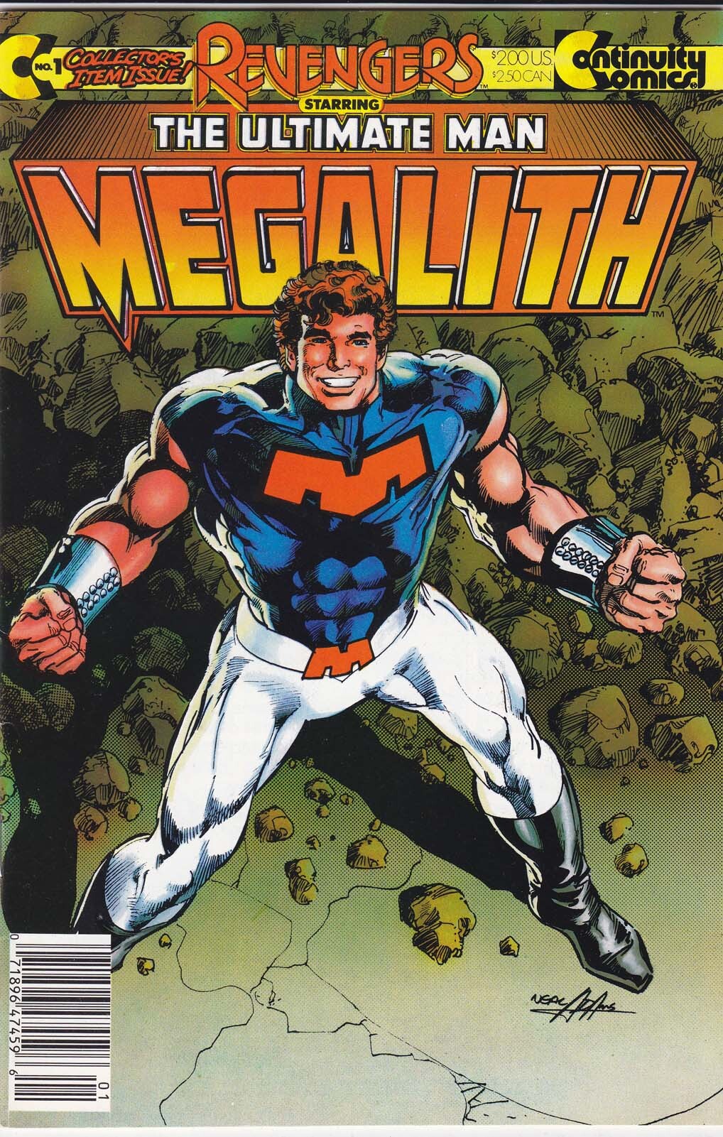 Revengers Featuring Megalith #1 (Newsstand) FN ; Continuity | Neal ...
