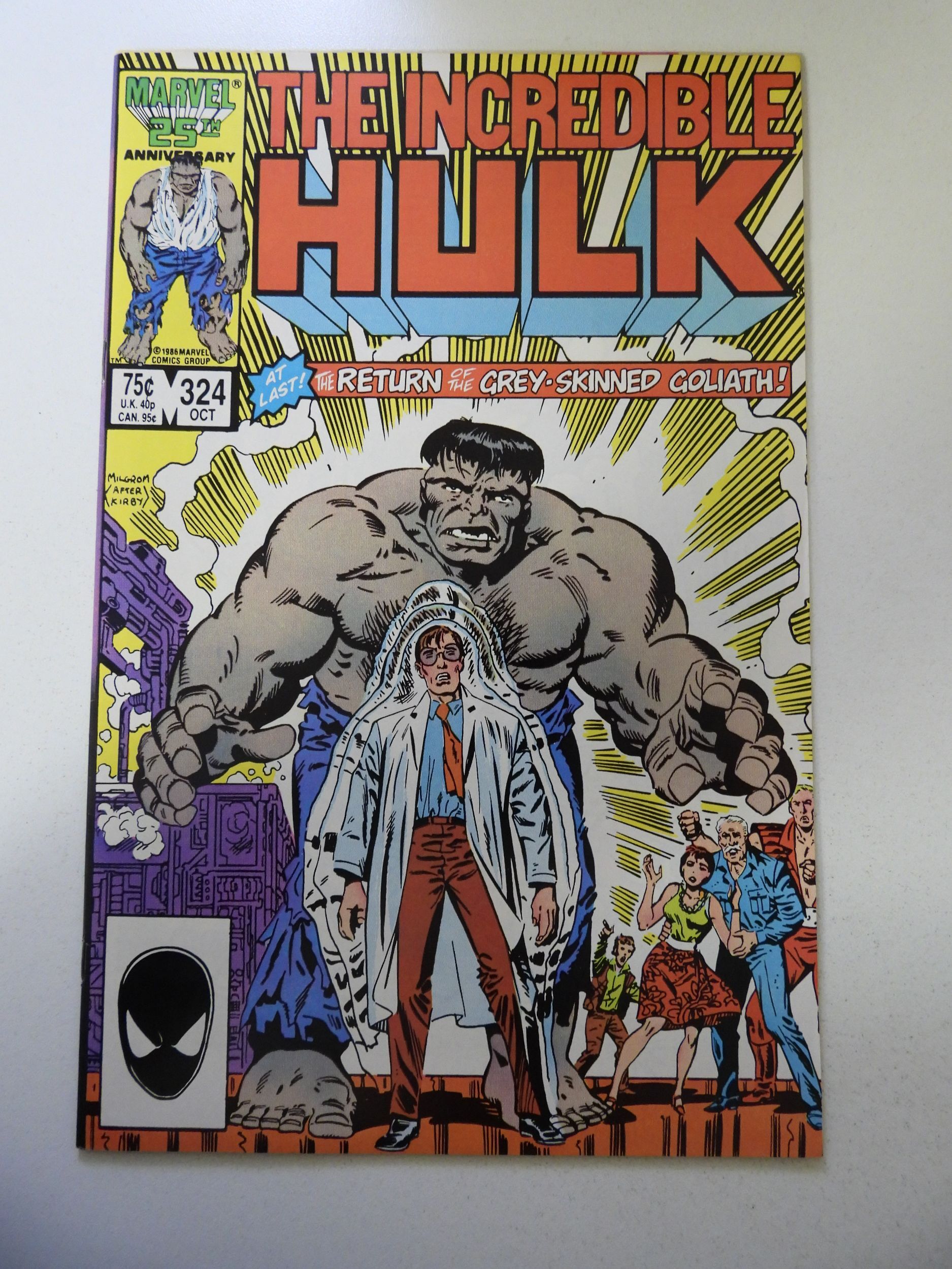 The Incredible Hulk #324 (1986) VG+ Condition tape pull bc | Comic ...