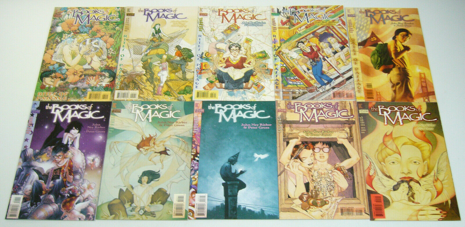 Books of Magic #1-75 VF/NM complete series + (3) annuals - tim hunter ...