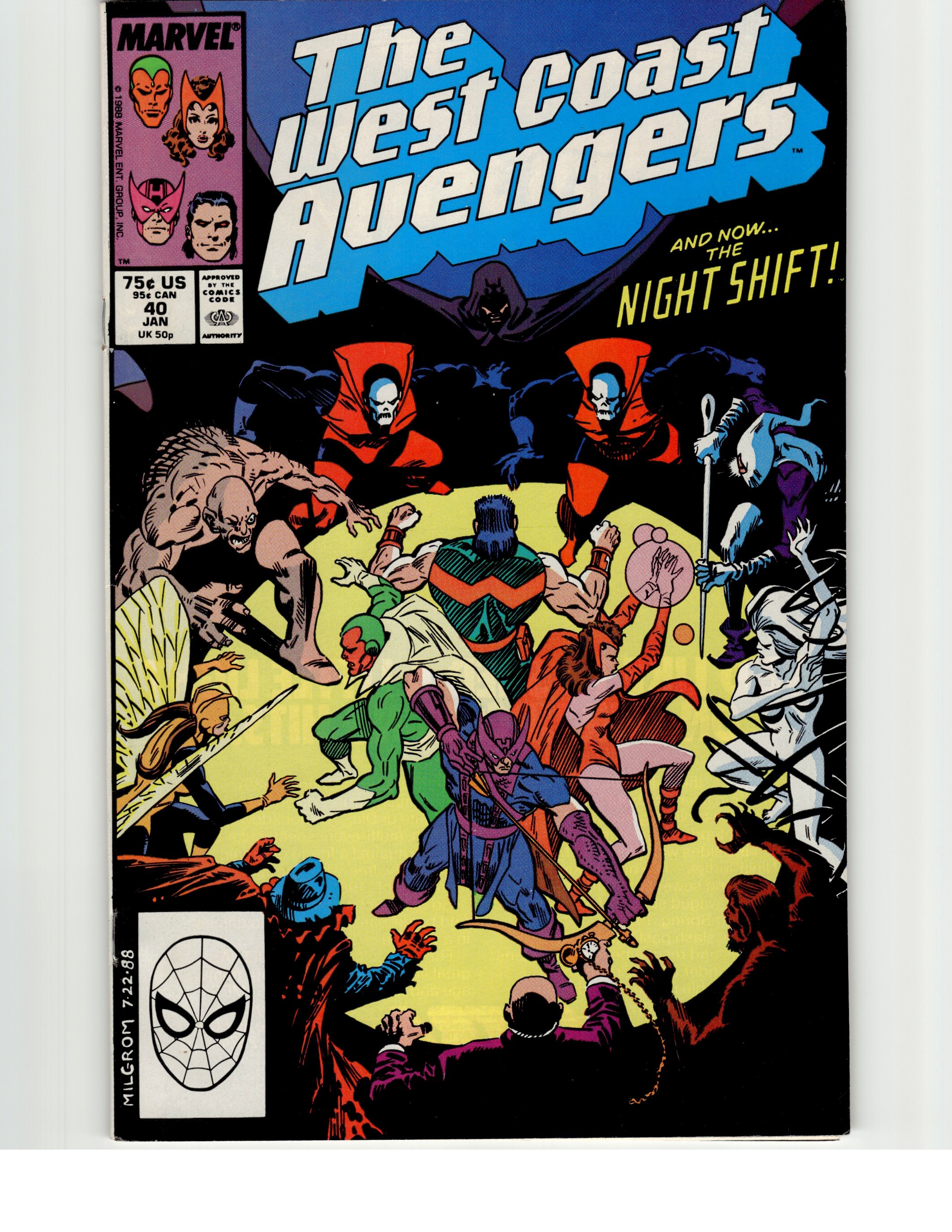 West Coast Avengers #40 (1989) West Coast Avengers / Avengers West ...