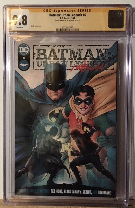 1ST BISEXUAL TIM DRAKE (ROBIN III) Batman Urban Legends #6 SIGNED CGC 9 ...