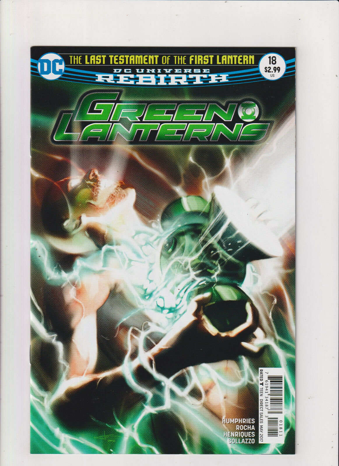 Green Lanterns 18 Nm 9 2 Dc Rebirth 2017 Simon Baz And Jessica Cruz