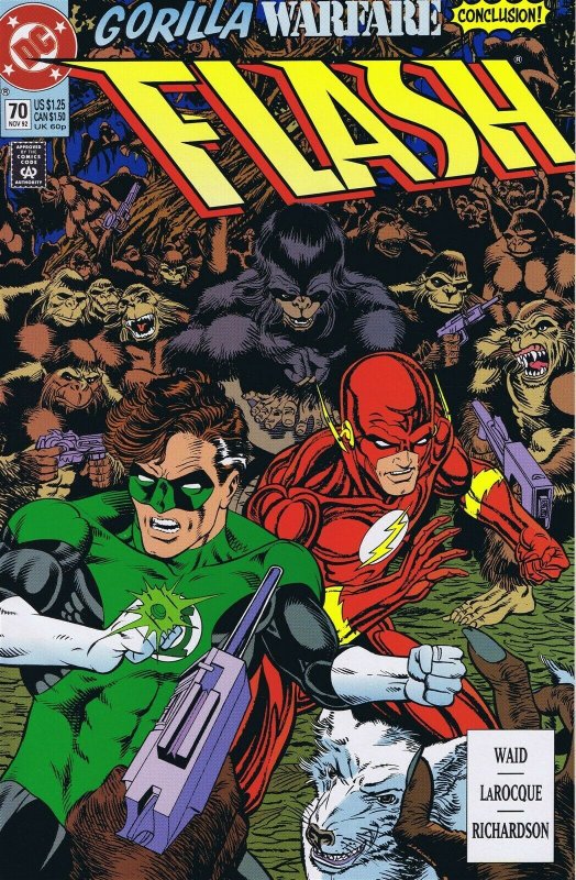 Flash #70 ORIGINAL Vintage 1992 DC Comics Green Lantern | Comic Books ...