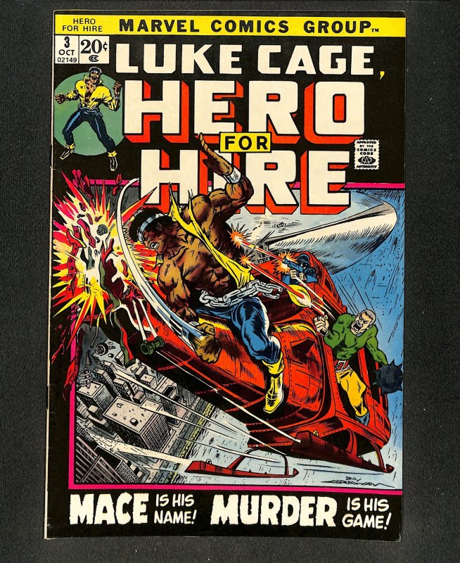 Hero For Hire #3 Mark of the Mace! George Tuska! Archie Goodwin! | Full ...