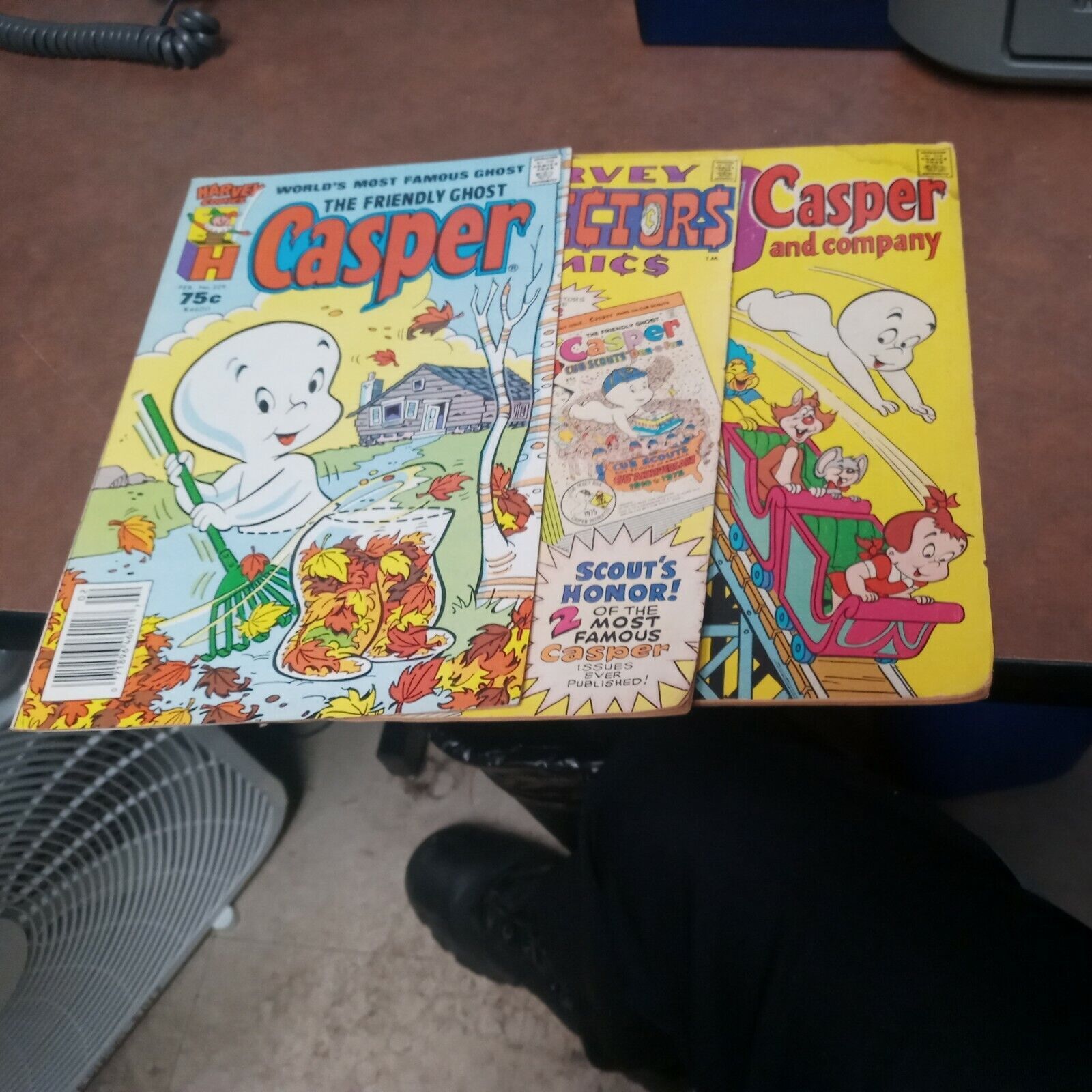 Casper The Friendly Ghost Three Issue Bronze Age Comics Lot Run Set ...