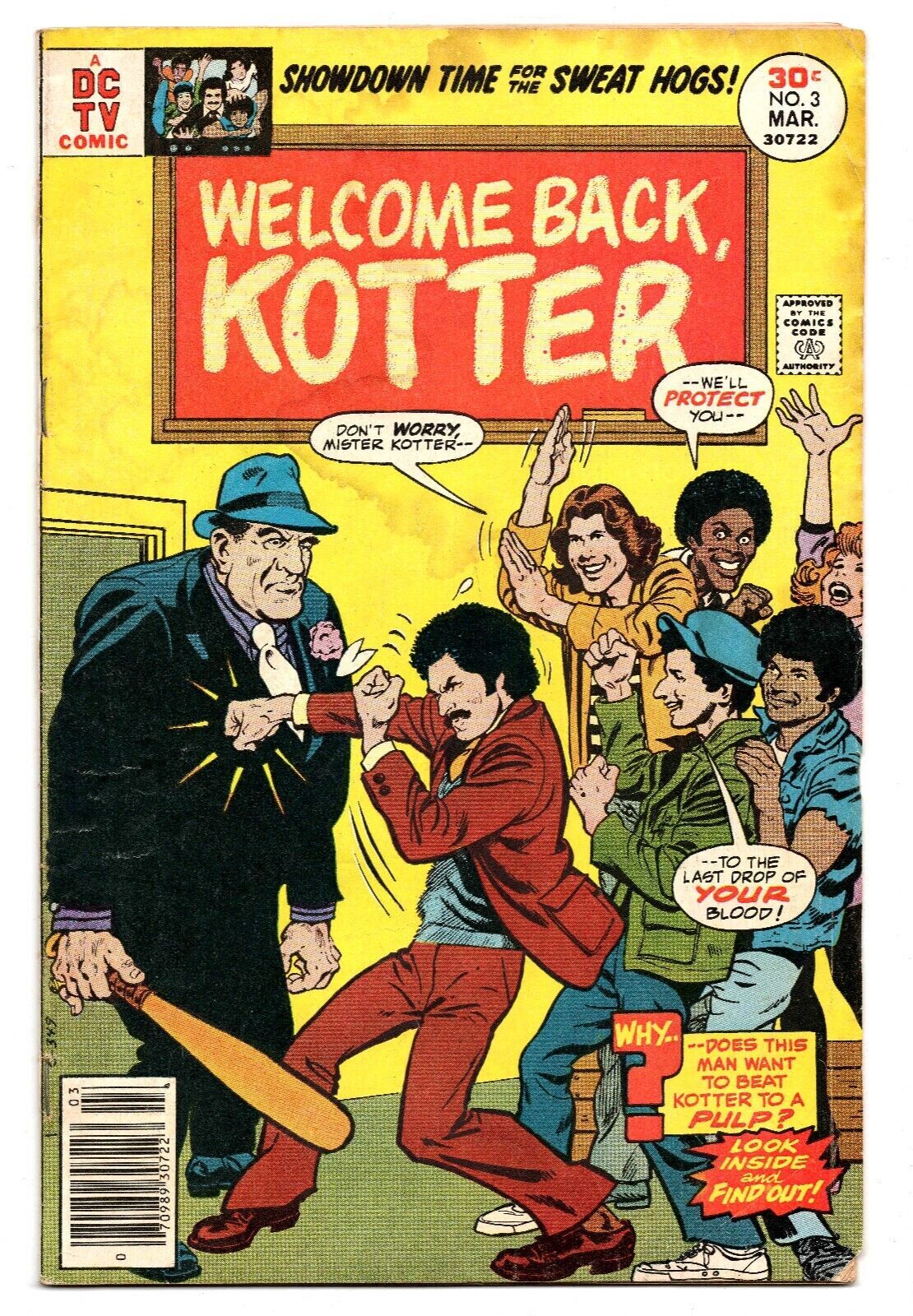 Welcome Back Kotter #3 VINTAGE 1977 DC Comics | Comic Books - Bronze ...