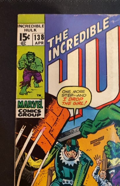 The Incredible Hulk #138 (1971) VF- | Comic Books - Bronze Age, Marvel ...