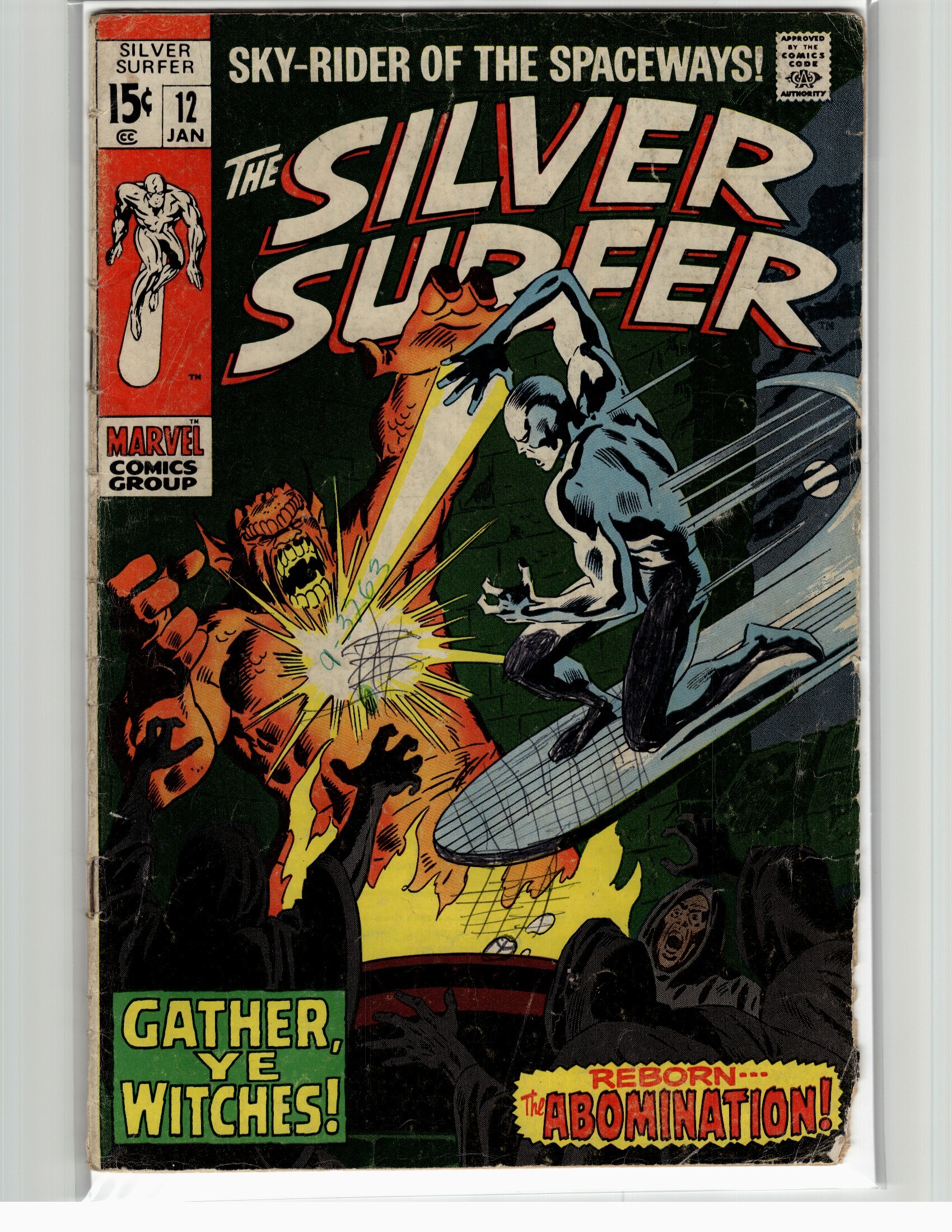 The Silver Surfer #12 (1970) Silver Surfer | Comic Books - Bronze Age ...