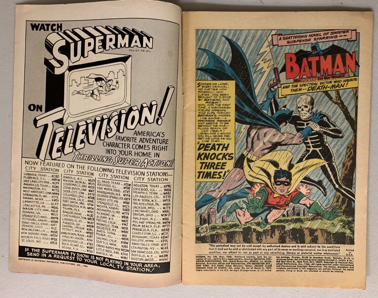 Batman #180 DC 5.0 (1966) | Comic Books - Silver Age, DC Comics, Batman ...