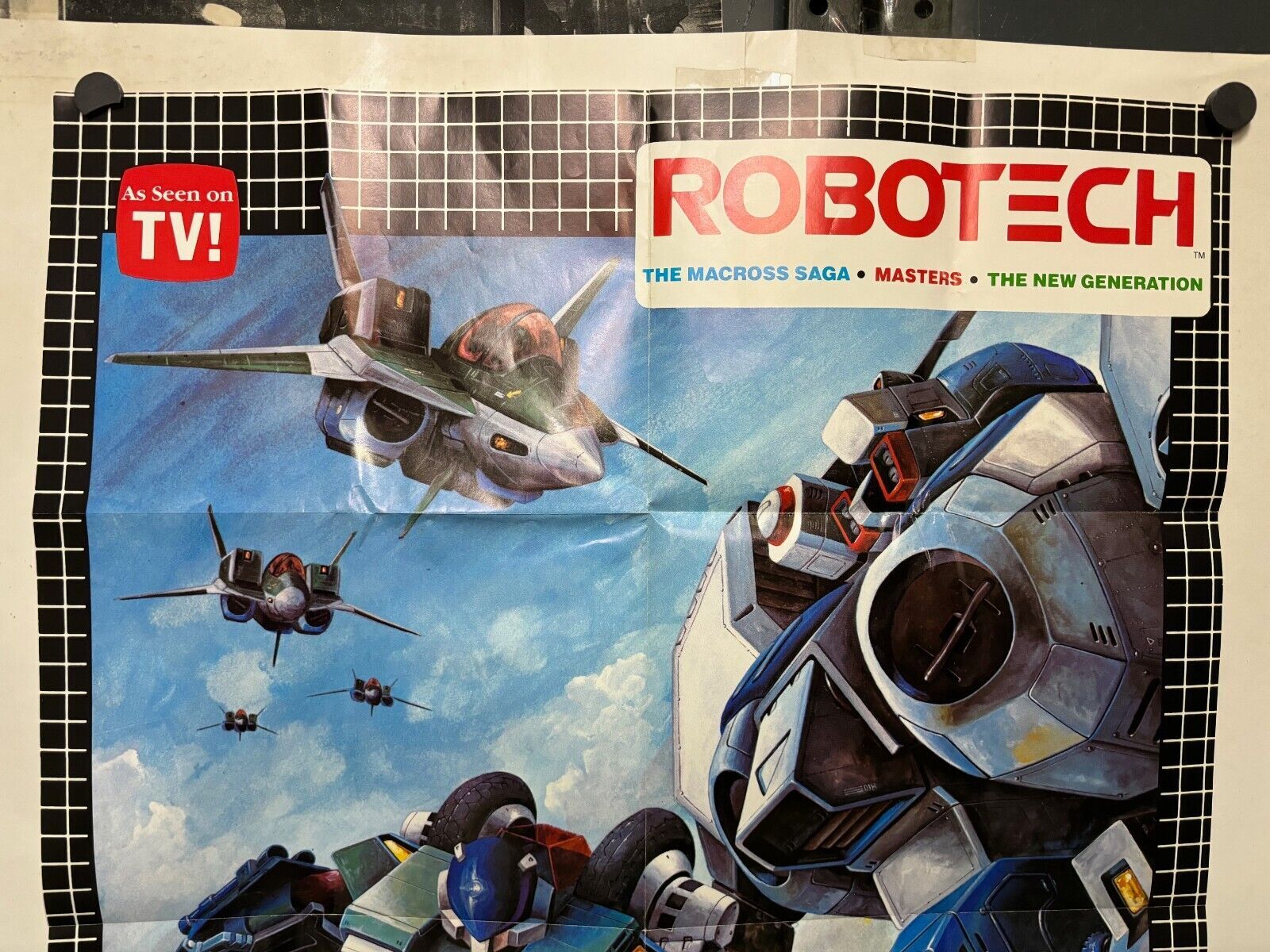 ROBOTECH Macross Masters New Generation Comic promo poster Original ...