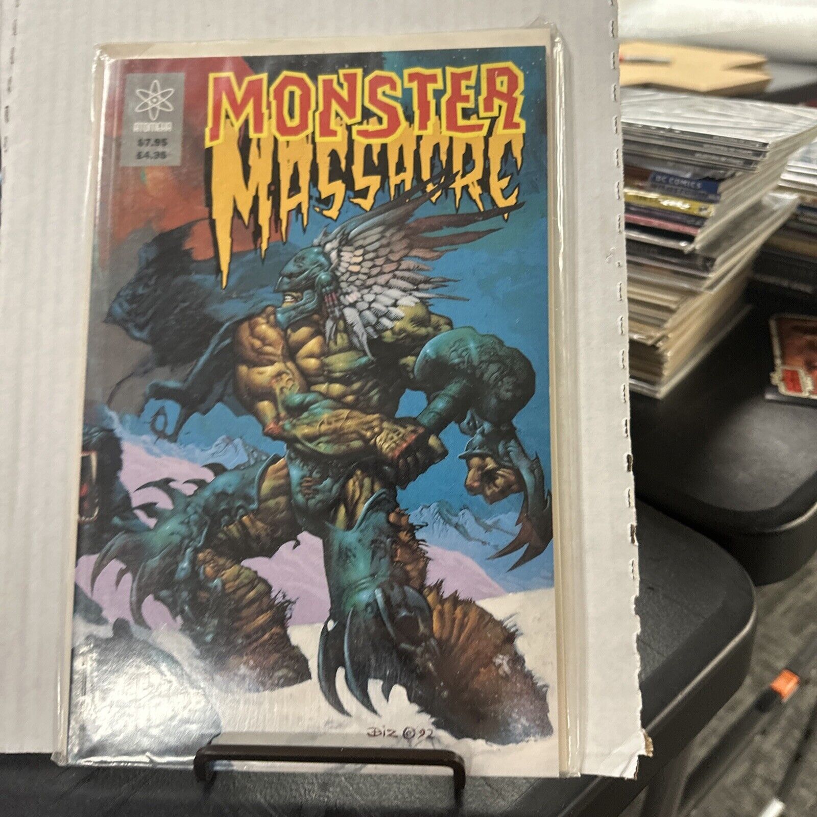 Monster Massacre #1 Comic Book (1993 Atomeka) bagged from printing ...