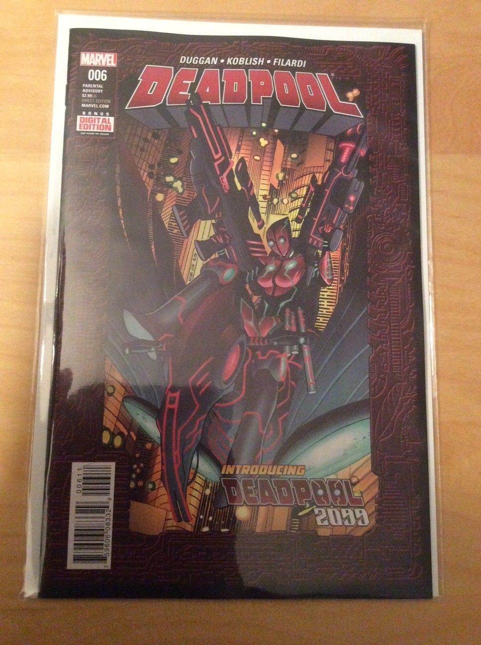 Deadpool 6, NM+ 9.6, 1st Print, 1st APP Female Deadpool 2099, 2016 ...