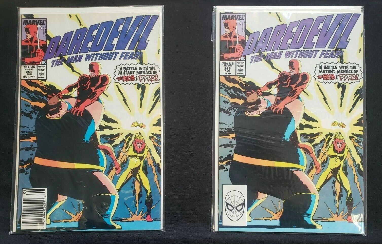Daredevil 5pc (VF/NM) Issues #266-269, the Devil YOU Say, the Blob ...