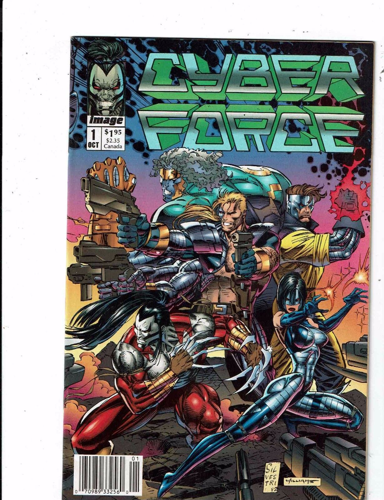 Lot Of 9 Image Comic Books Trencher # 1 (2) 2 3 4 + Cyber Force # 1 (2 ...