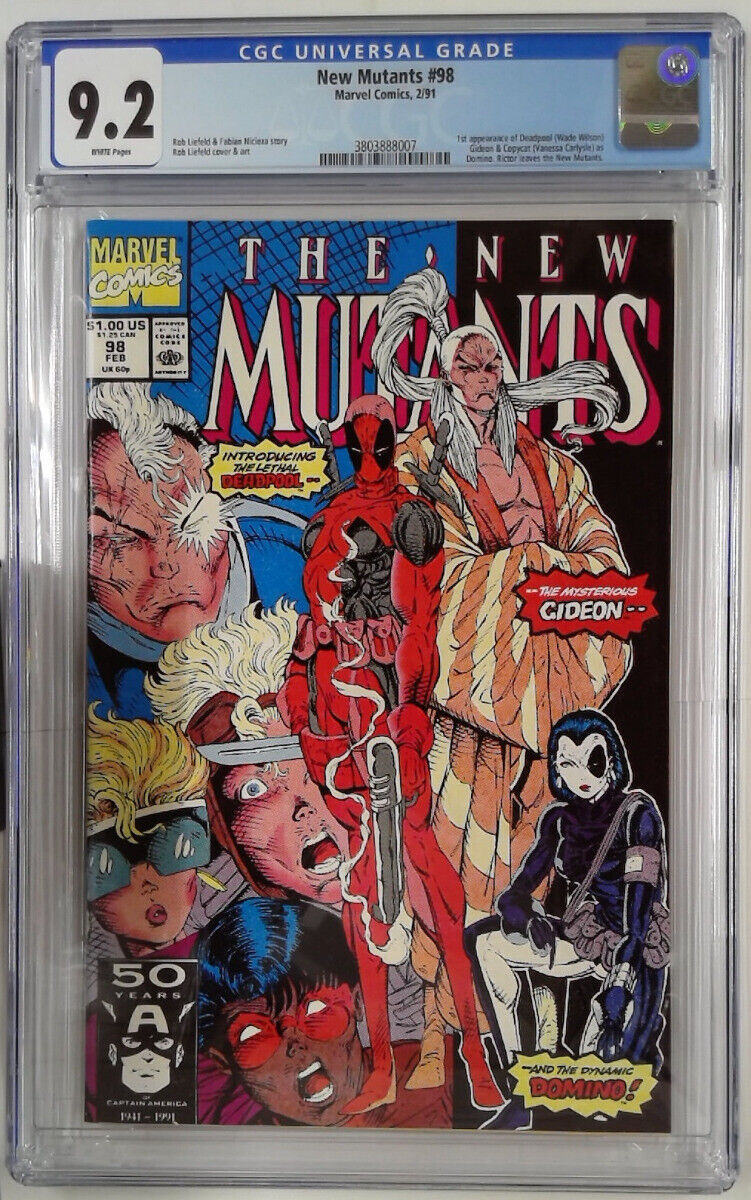 New Mutants 98 (1983) CGC 9.2 1st Appearance Deadpool (Slab Grade ... New Mutants 98 (1983) CGC 9.2 1st Appearance Deadpool (Slab Grade ...