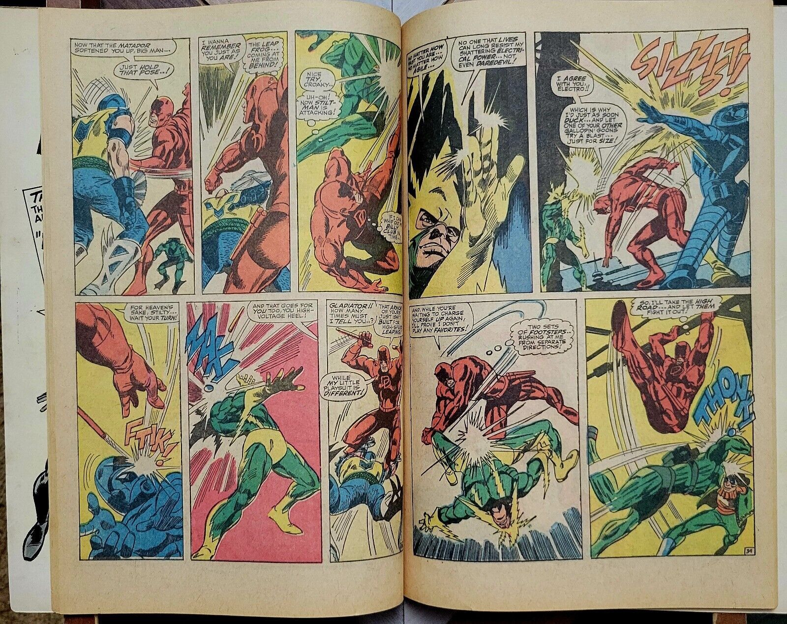 DAREDEVIL Annual #1 VG/FN (Marvel 1967) Battle vs ELECTRO & Emissaries ...