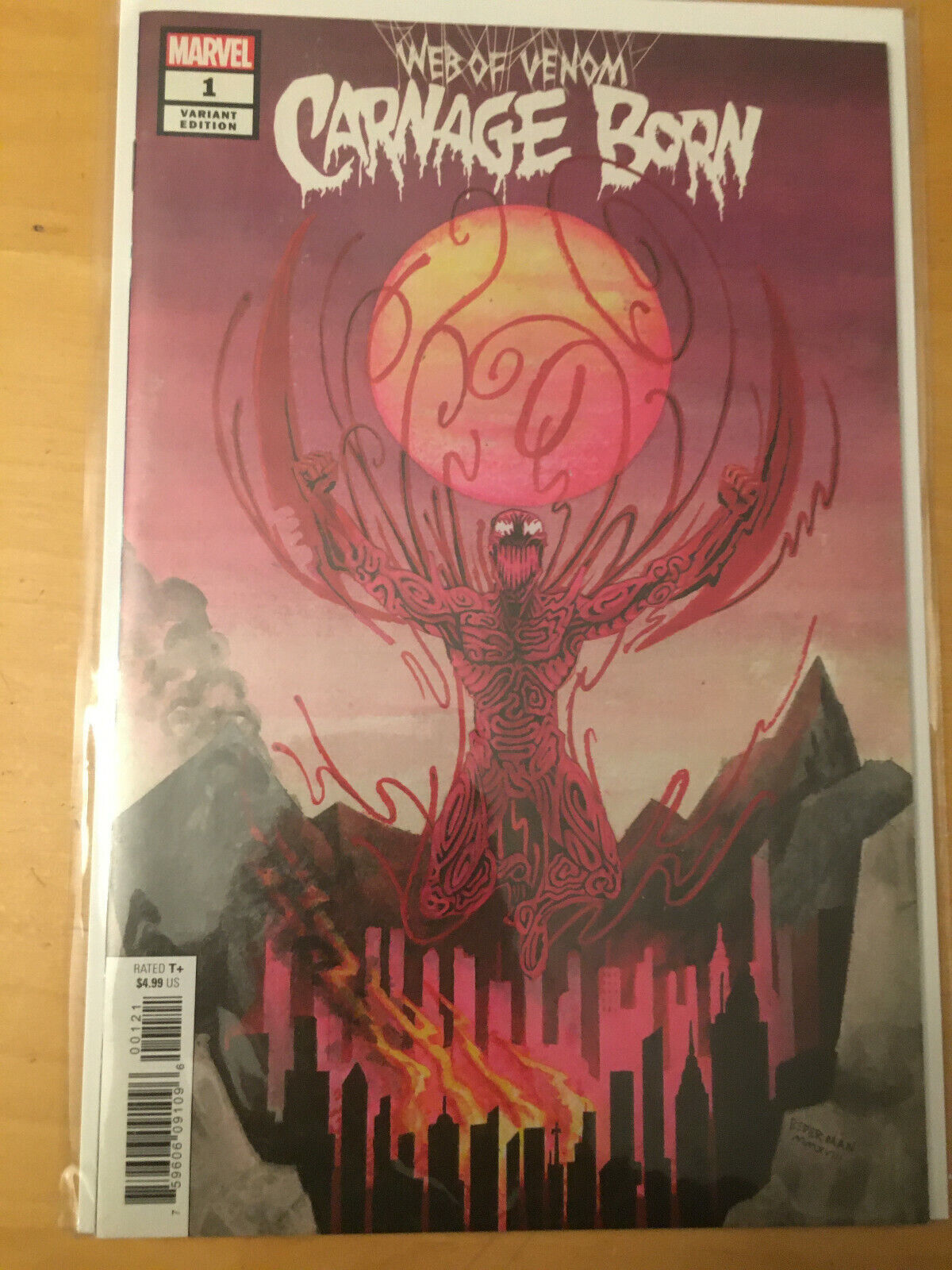 WEB of Venom Carnage Born 1 SEE Pics for Grades, 1st Print, Bederman ...