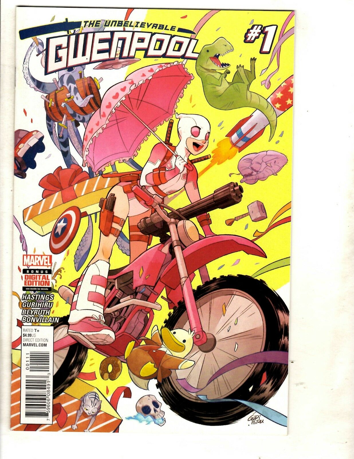 11 Marvel Comics The Unbelievable Gwenpool # 0 1 2 3 4 5 6 Champions ...