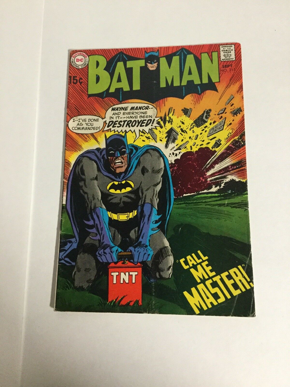 Batman 215 Vg+ Very Good+ 4.5 DC Comics | Comic Books - Silver Age, DC ...