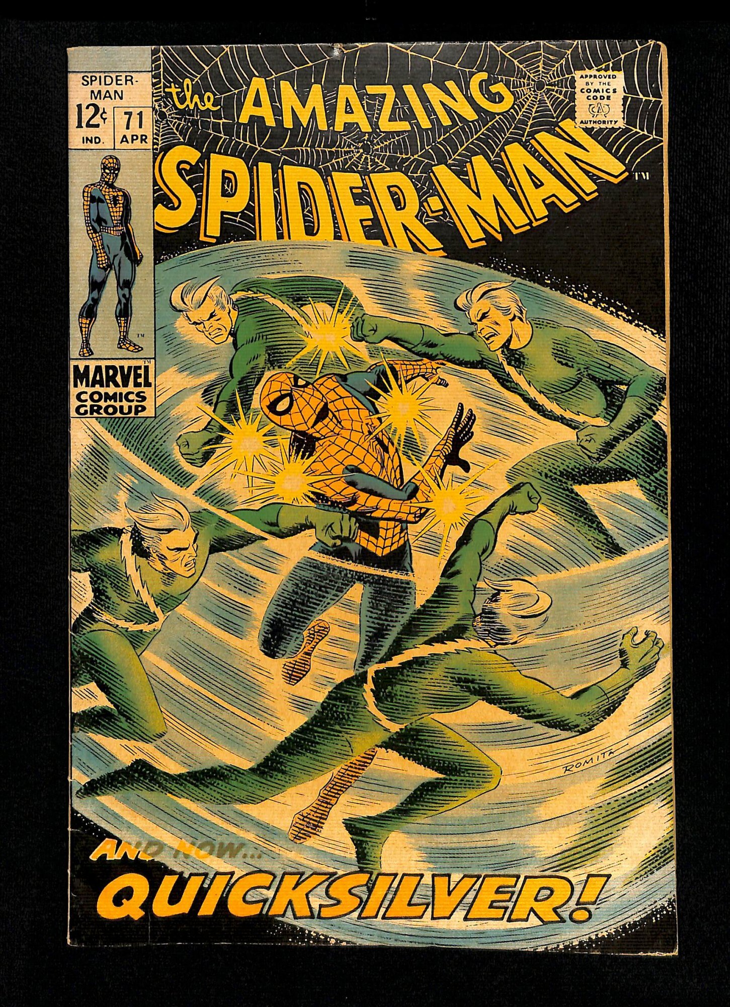 Amazing Spider-Man #71 Quicksilver! | Comic Books - Silver Age, Marvel ...