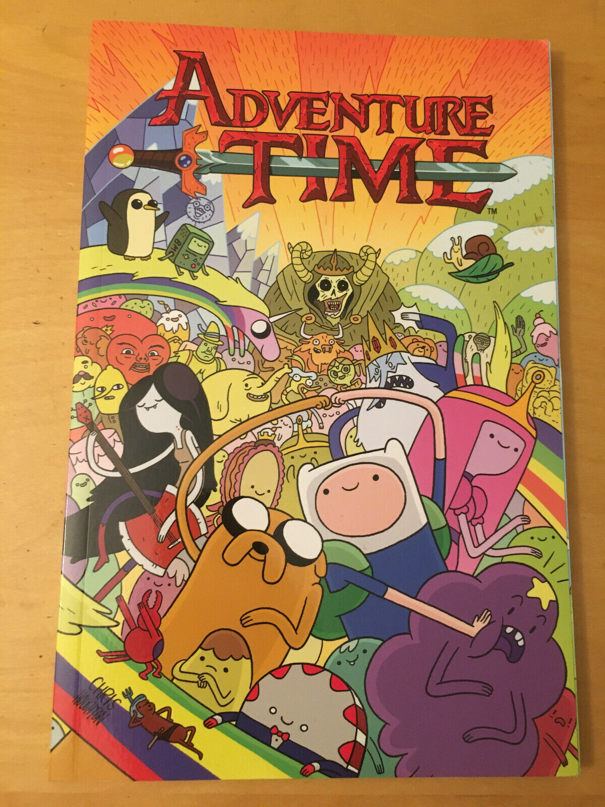 Adventure Time TPB VOL 1, 2nd Print, Cartoon Network, Kaboom ...