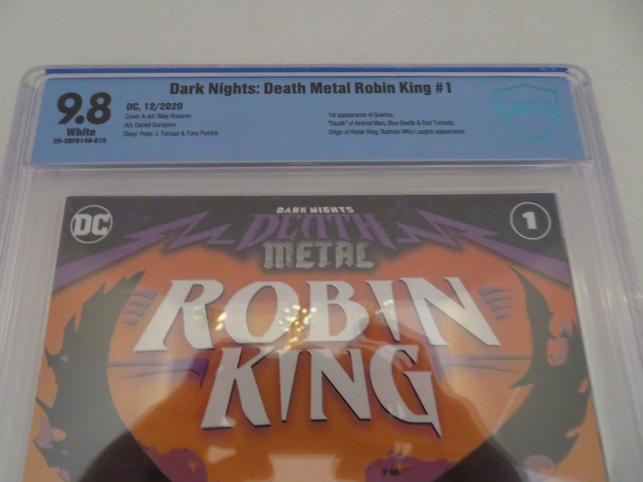 DC Dark Nights: Death Metal Robin King (2020)Quietus CBCS Grade 9.8 ...