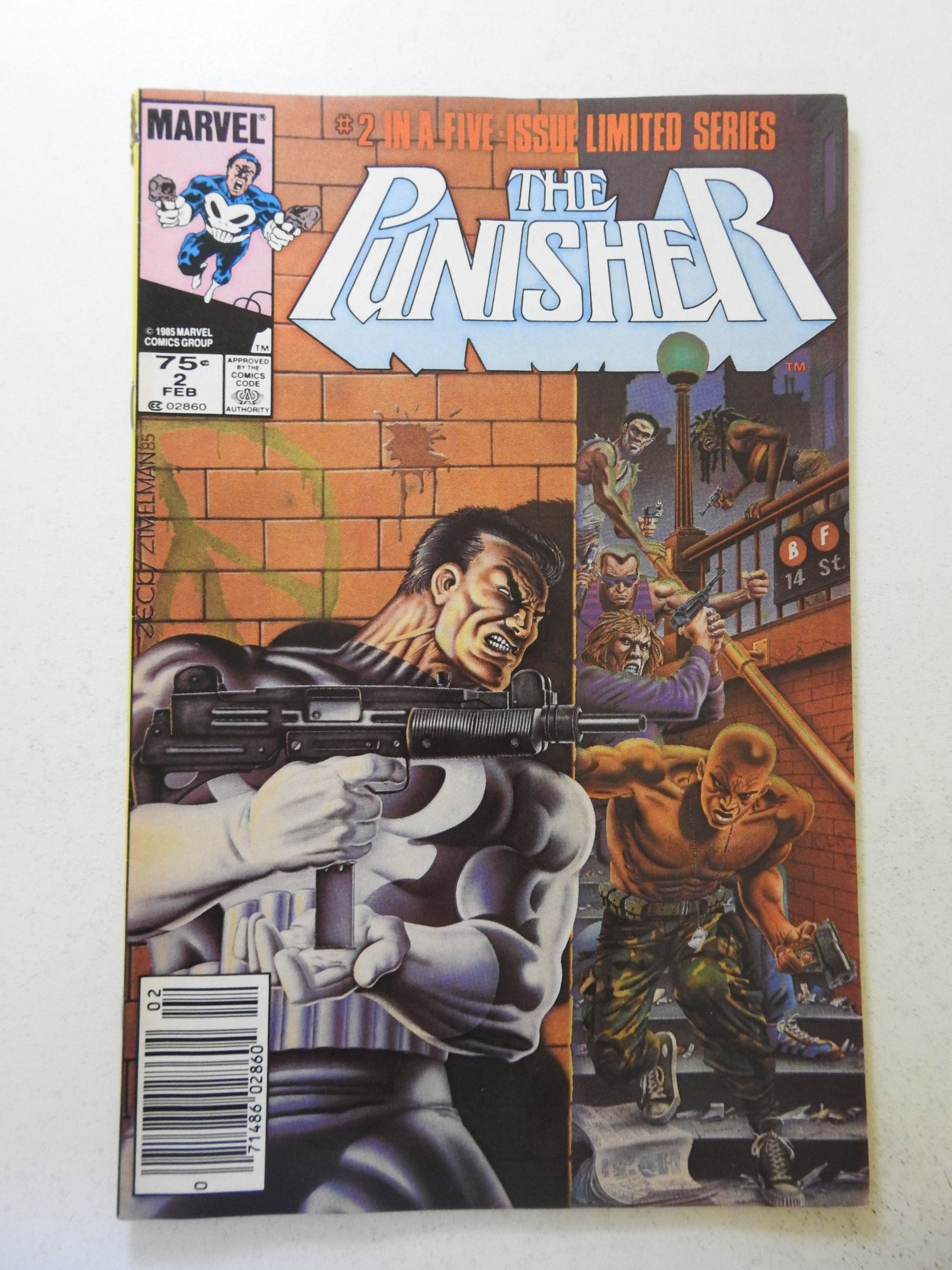 The Punisher #2 (1986) VG/FN Condition! 1/2 in spine split | Comic ...