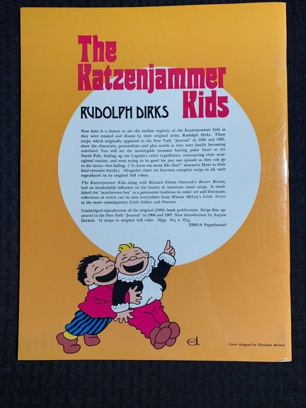 1974 THE KATZENJAMMER KIDS Early Strips in Color by Rudolph Dirks FVF 7 ...