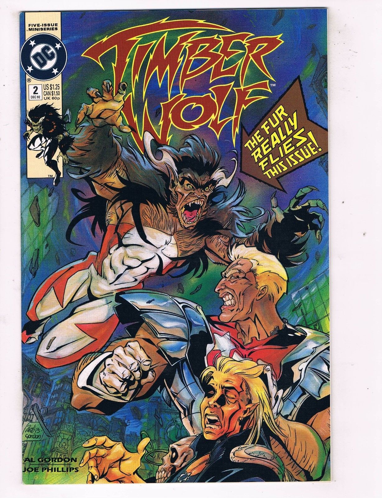 Timber Wolf #2 VF DC Comics Modern Age Comic Book Gordon Dec 1992 DE47 ...