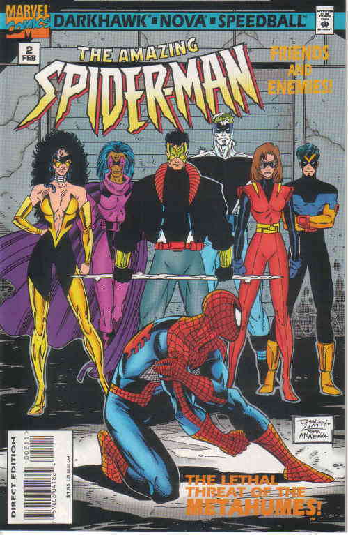 Spider-Man: Friends And Enemies #2 FN ; Marvel | Nova Darkhawk Ron Lim ...