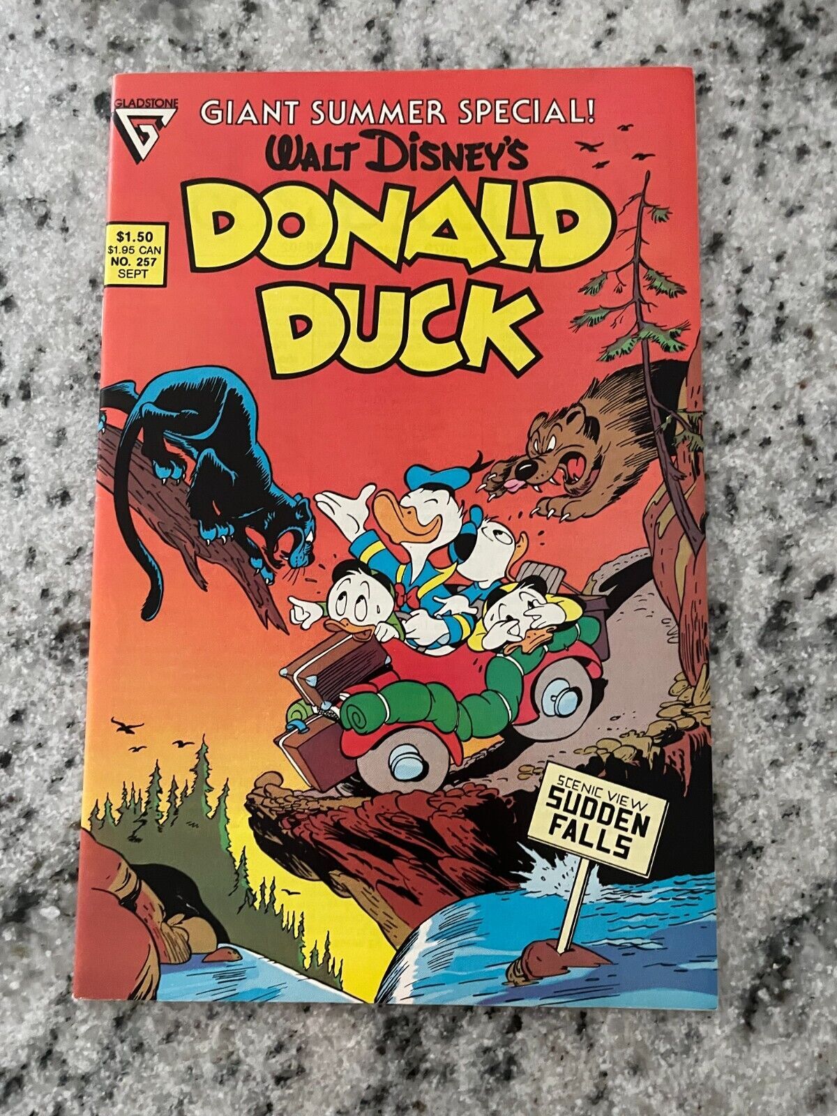 Donald Duck # 257 NM Gladstone Comic Book Walt Disney Giant Summer ...