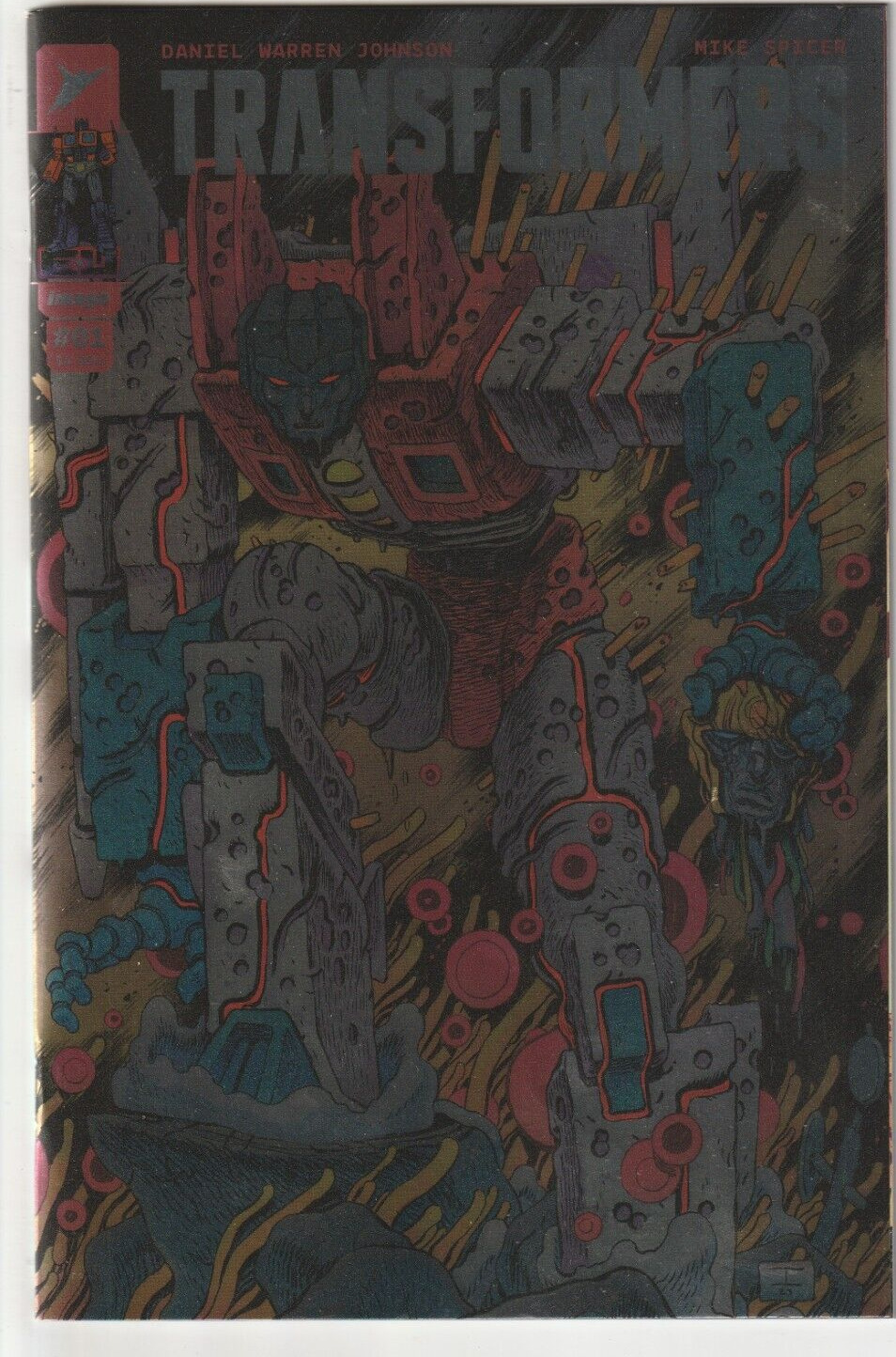 Transformers # 1 Ian Bertram Foil Variant 1:100 Cover Image Comics [BB ...