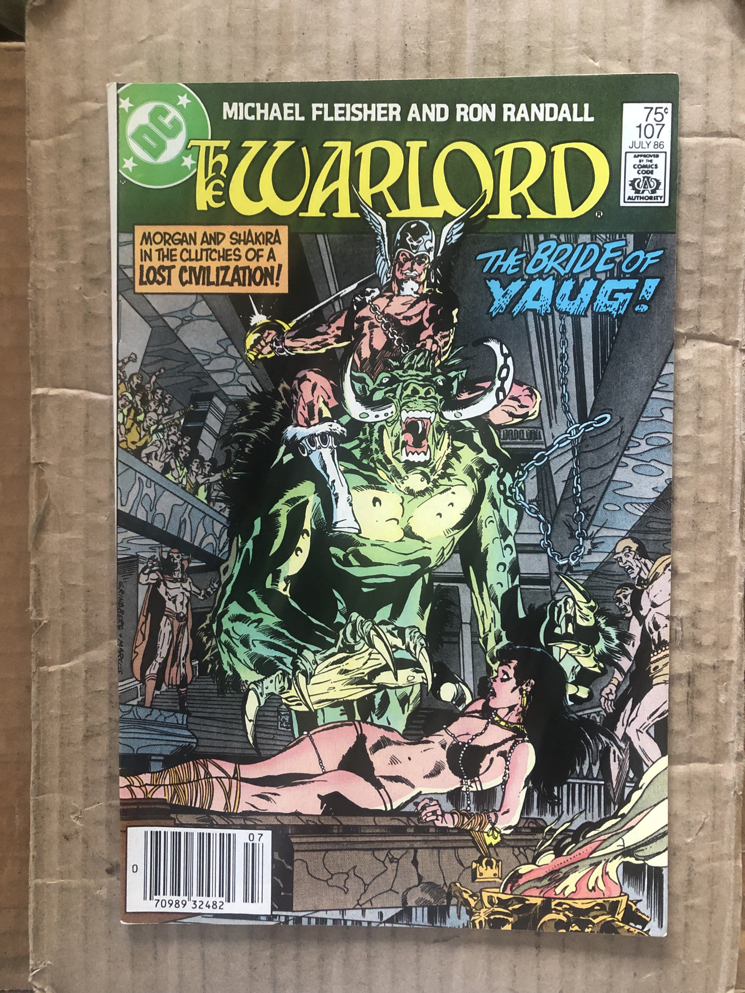Warlord #107 Newsstand Edition (1986) | Comic Books - Copper Age, DC ...