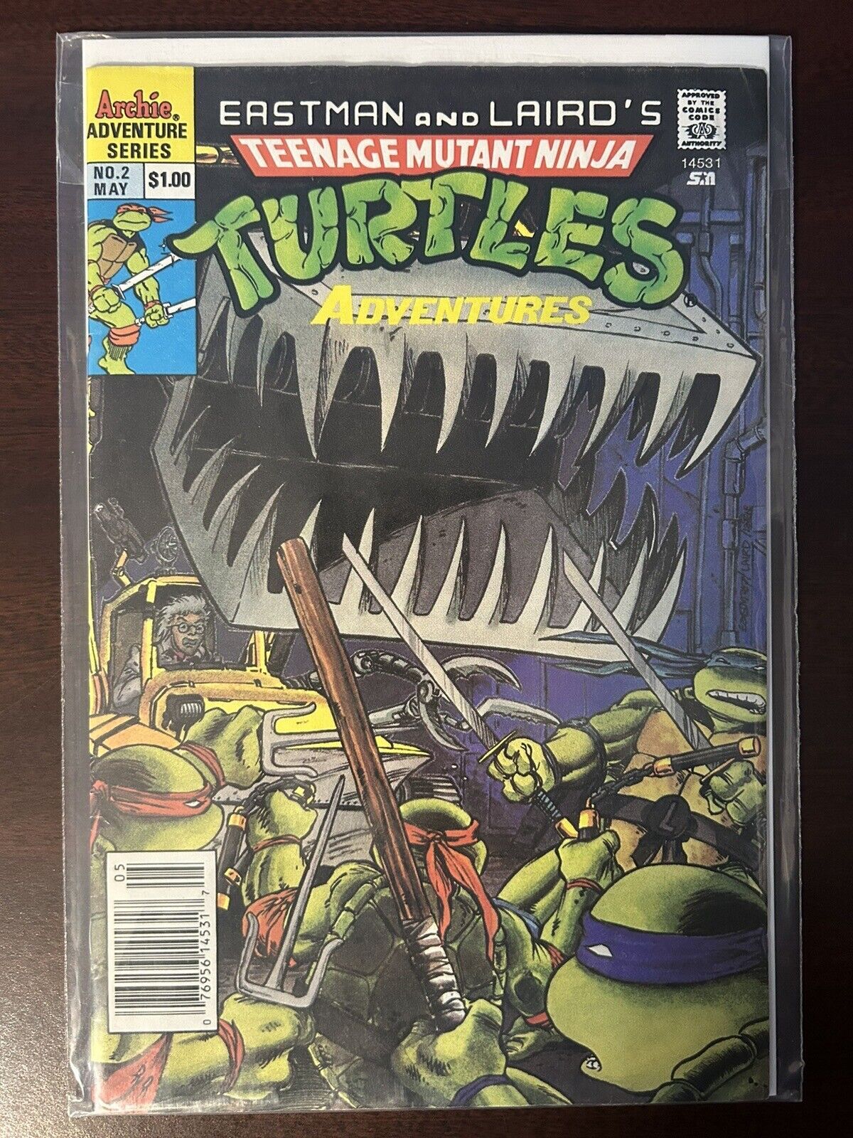 Teenage Mutant Ninja Turtles Adventures #1-7, #10-15 FN-VF/NM Archie ...