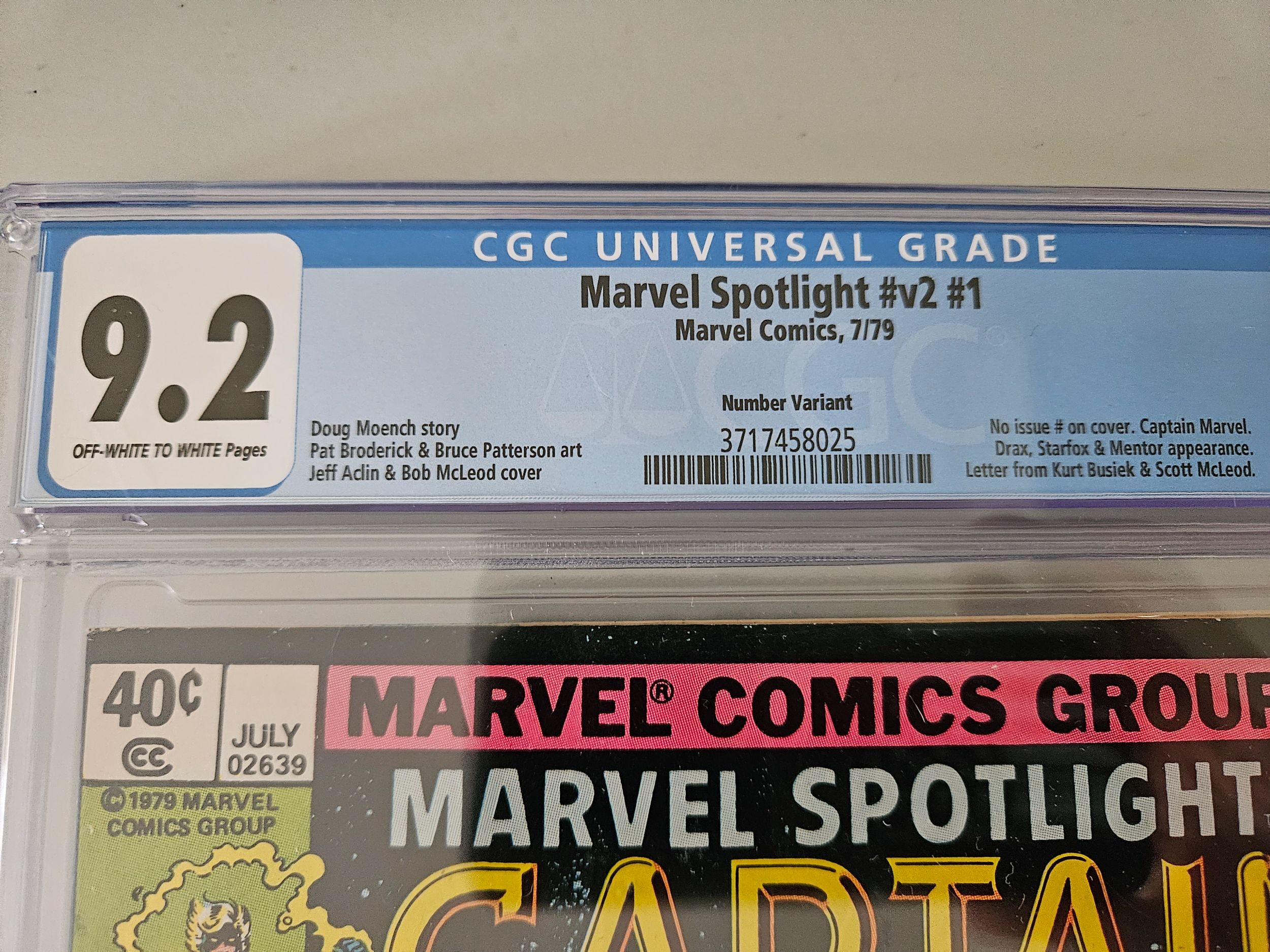 Marvel Spotlight 1 CGC 9.2 No number variant (1979) | Comic Books ...