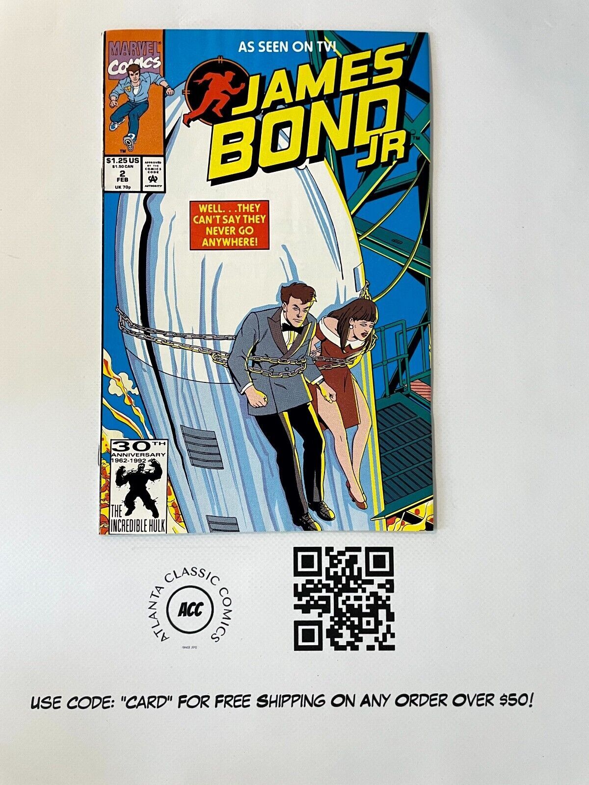James Bond Jr. # 2 NM Marvel Comic Book TV Series Cartoon Britain 22 ...