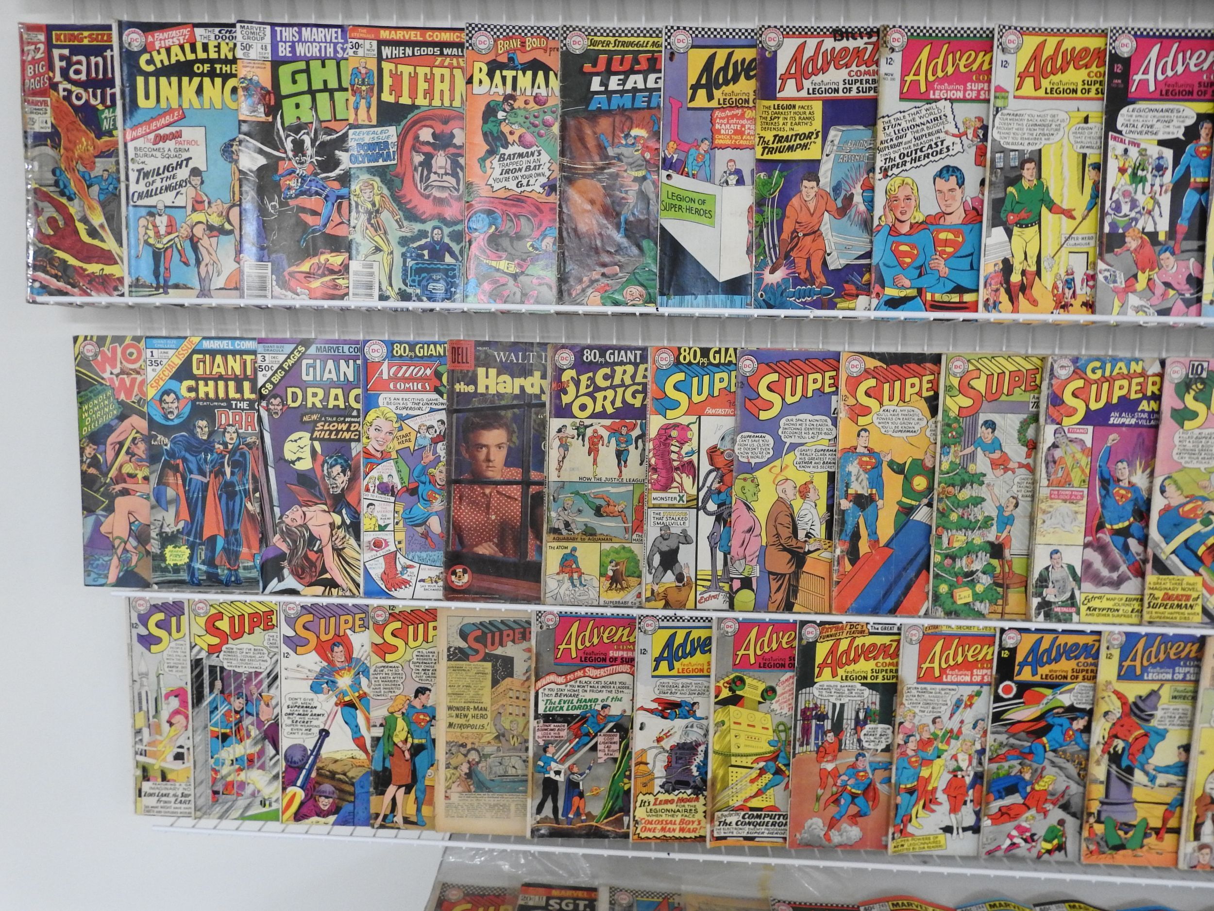 Huge Lot of 140+ Low Grade Comics W/ Superman, Marvel Tales, Hulk ...