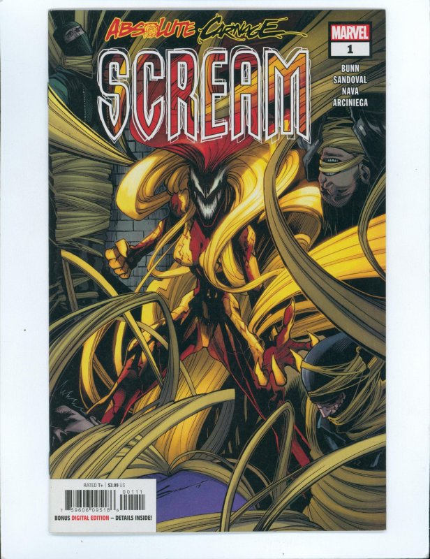Absolute Carnage: Scream #1 1st app of Patricia Robertson as Scream ...
